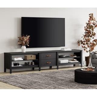 Wood TV Stand for 75-100 Inch TV with Drawers, Television Stands - Bed ...