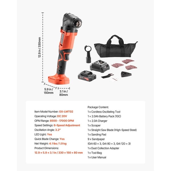 oscillating tool cordless