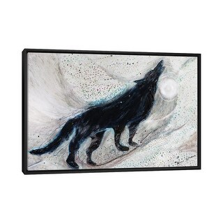 iCanvas "Totem Series V. The Timberwolf" by Elena Kotliarker Framed ...