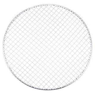 2pcs Round BBQ Grill Net 13" Dia Galvanized Iron Barbecue Mesh Mat for ...