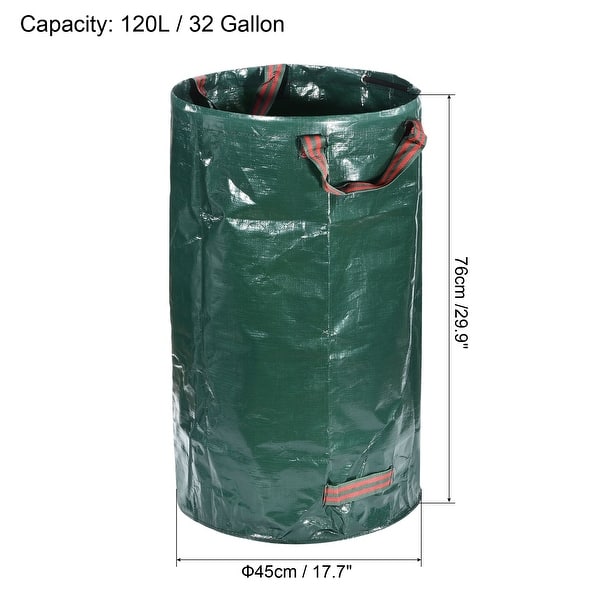 Garden Bag Holder Reusable Leaf Waste Container for Lawn Yard 4Pcs ...