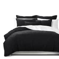 Juno Velvet Black Coverlet and Pillow Sham(s) Set - Bed Bath & Beyond ...