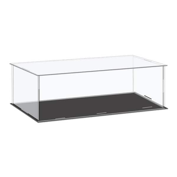 Acrylic Display Case Plastic Box Cube Storage Small Dustproof Showcase ...