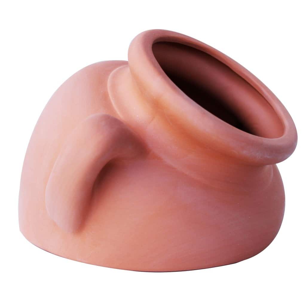 Natural Terracotta Fallen Pot or Hanging Pot with Loops Handles ...