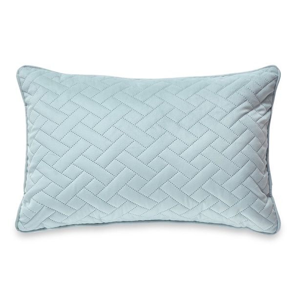 light blue patterned cushions