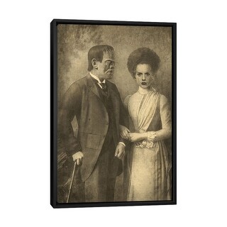 iCanvas "Mr. And Mrs. Frankenstein" by Terry Fan Framed Canvas Print ...