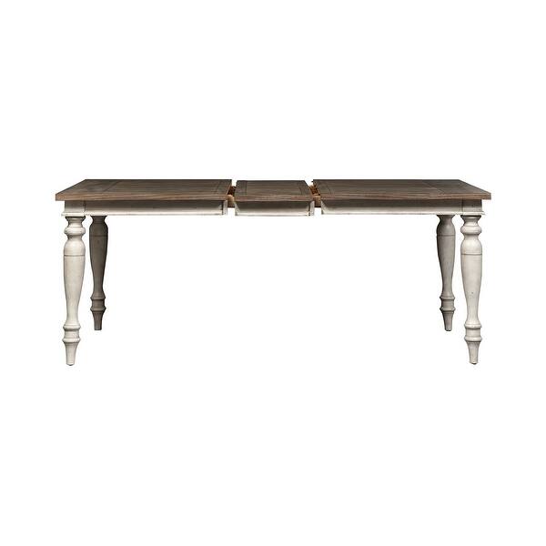 Whitney Antique Linen Weathered Gray 5 Piece Rectangular Table Set - Bed Bath & Beyond - 30531253