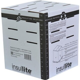 Insulation Solutions 12" Vented Light Cover IL-12VW Unit: EACH - Bed ...