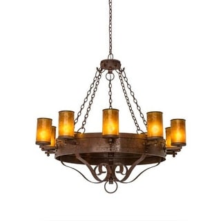 Meyda Tiffany 175018 Parnella 10 Light 48" Wide Ring Chandelier - Bed ...
