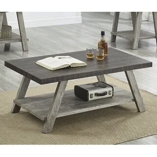 Trapezoidal Coffee Table Accent Center Table End Tables, Multicolor ...