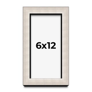 6x12 Shadow Box Frame Silver Real Wood Contemporary Shadowbox Display ...