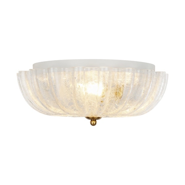 white textured ceiling light