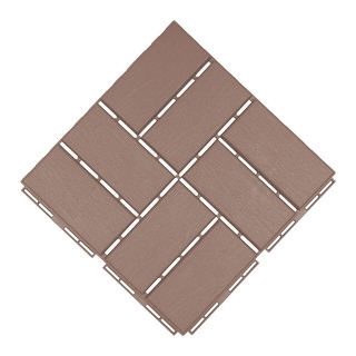 36Pcs Interlocking Wood Deck Tiles - Bed Bath & Beyond - 42582835
