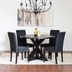 Roundhill Furniture Enbridge 5-piece Dining Set, Cross-Buck Dining ...
