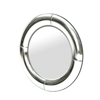 MDF Clear Curved Round Wall Mirror - Bed Bath & Beyond - 41312954