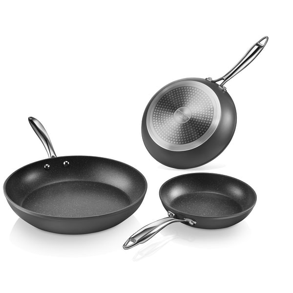 Granitestone Diamond PRO 3pc Non Stick Cookware Set-PFOA/PTFE free ...