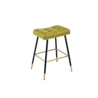 Vintage Retro Style Ergonomic Bar Stools with Sturdy Metal Frame ...