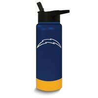 NFL Los Angeles Chargers Stainless Steel Silicone Grip 24 Oz. Water ...