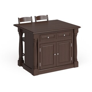 Gracewood Hollow Ruddick Kitchen Island and Stools - Bed Bath & Beyond ...