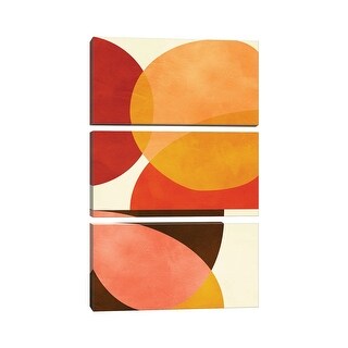 iCanvas "Mid Century Modern I" by Ana Rut Bre 3-Piece Canvas Wall Art ...