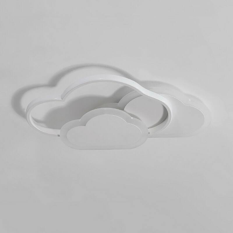 3 Light Color LED Flush Mount Cloud-Shaped Ceiling Light - On Sale ...
