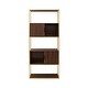 Middlebrook Designs Modern Fluted-Door Bookcase - Bed Bath & Beyond ...