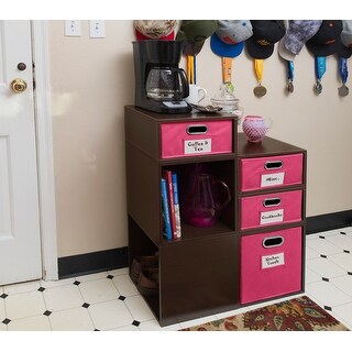 Noble Connect Storage Set- 3 Half Size Cubes- Truffle - Bed Bath ...