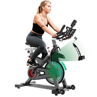 Exercise Bike Stationary Indoor Cycling Exercise Bike Tablet Holder and ...