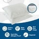 Bedbug Proof, Allergen Proof, Waterproof Vinyl Pillow Protectors - Heavy Duty Zippered Pillow ...
