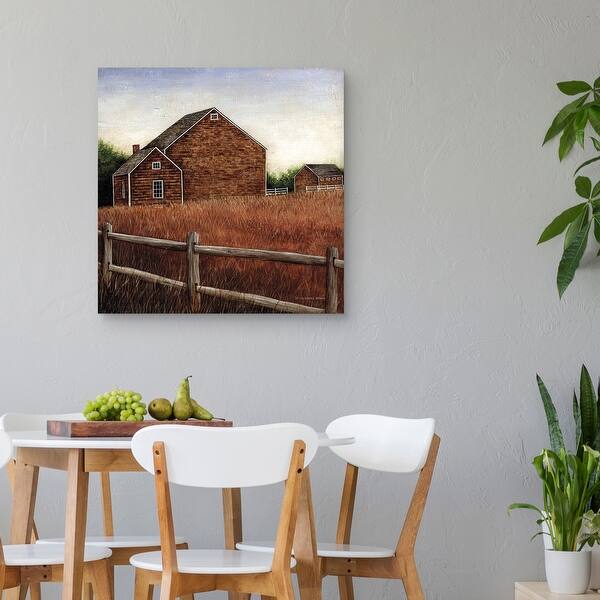Weathered Barns by David Carter Brown Canvas Art Print - Bed Bath ...
