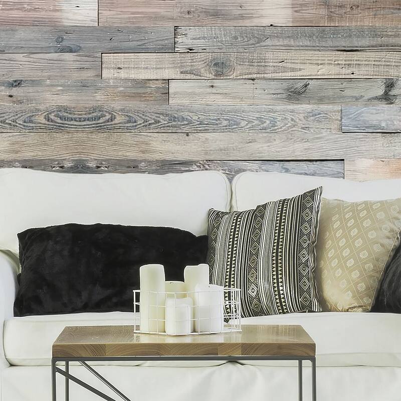 Rustic Look Naturally Weathered Reclaimed Barn Wood Panels - 21pc ...