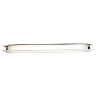 Access Lighting Vector 2-light Brushed Steel Wall Sconce - Bed Bath ...