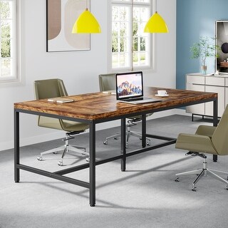 Small Conference Table 6FT Meeting Seminar Table Rectangular Meeting ...