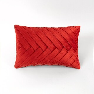 Lush Decor Velvet Pleat Decorative Pillow Single - Bed Bath & Beyond ...