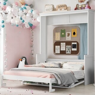 Multifunctional Design Queen Size Mobile Murphy Bed - Bed Bath & Beyond ...