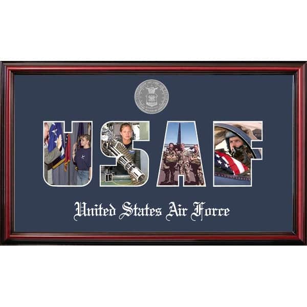 Patriot Frames Air Force Collage Photo Petite Frame with Silver ...