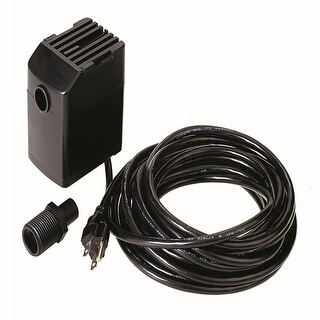 HydroTools Electric Above-Ground Swimming Pool Cover Siphon Pump Black ...