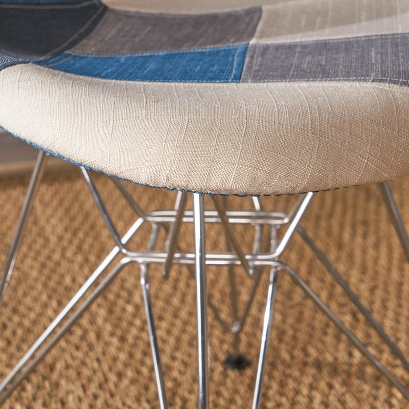 Wilmette Patchwork Fabric Chair by Christopher Knight Home (Set of 2 ...
