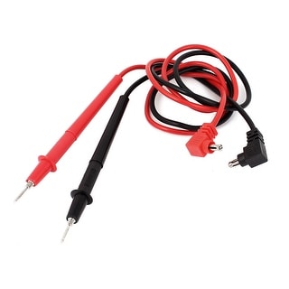2pcs 4mm Banana Multimeter Test Lead Probe Tester Wire Cable Red Black ...