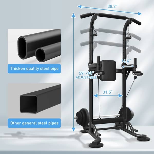 Home Gym Power Tower Multi-Functional Strength Training Fitness ...