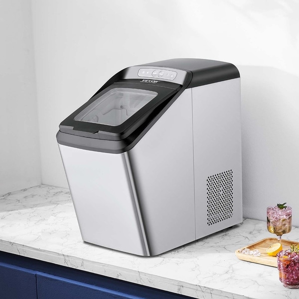 Nugget Ice Maker Countertop with Soft Chewable Ice, Portable Ice Maker ...