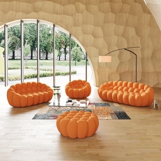 Modern Sectional Sofa Couch Upholstered Floor Sofa Overall Shaped ...