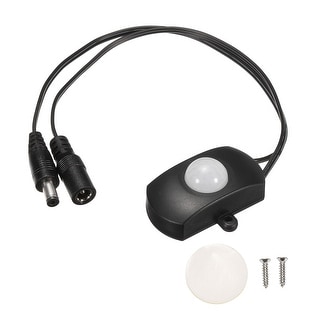 DC 5-24V 5A PIR Motion Sensor Switch Activated LED Lights with DC Cable ...