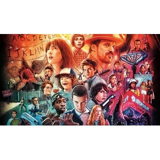 Red Netflix Stranger Things Mural by RoomMates - Bed Bath & Beyond ...