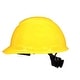 3M SecureFit 4-Point Ratchet Cap Style Hard Hat Yellow - Bed Bath ...