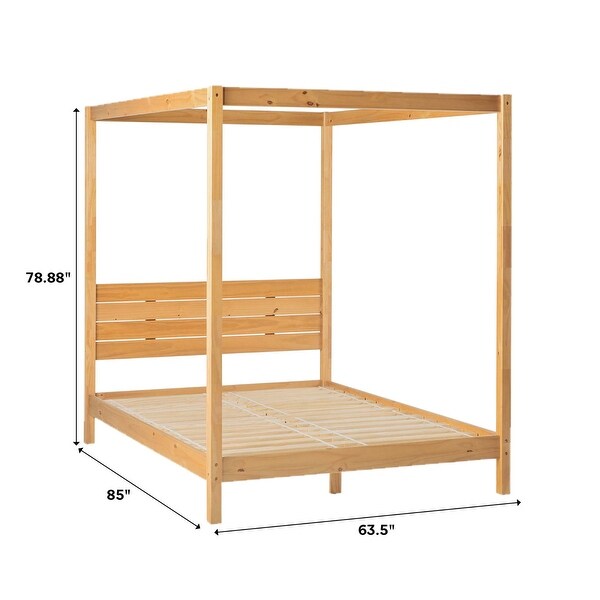 Middlebrook Designs Minimalist Canopy Queen Bedframe