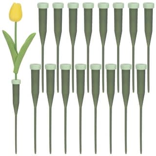 Floral Water Tubes Plastic Floral Tubes with Rubber Caps Fresh Flower ...