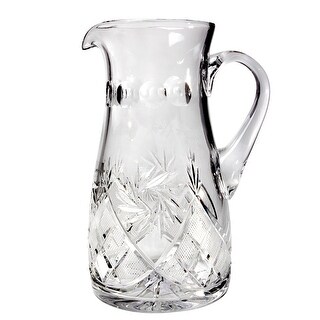 Neman Glassworks Mill Cut High-End Crystal Pitcher - Bed Bath & Beyond ...