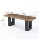 78.7" Two Person Desk, Extra Long Computer Desk for Home Office - Bed ...