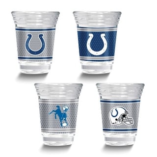 Curata NFL Indianapolis Colts 4-Piece 2 Oz. Shot Glass Set - Bed Bath ...